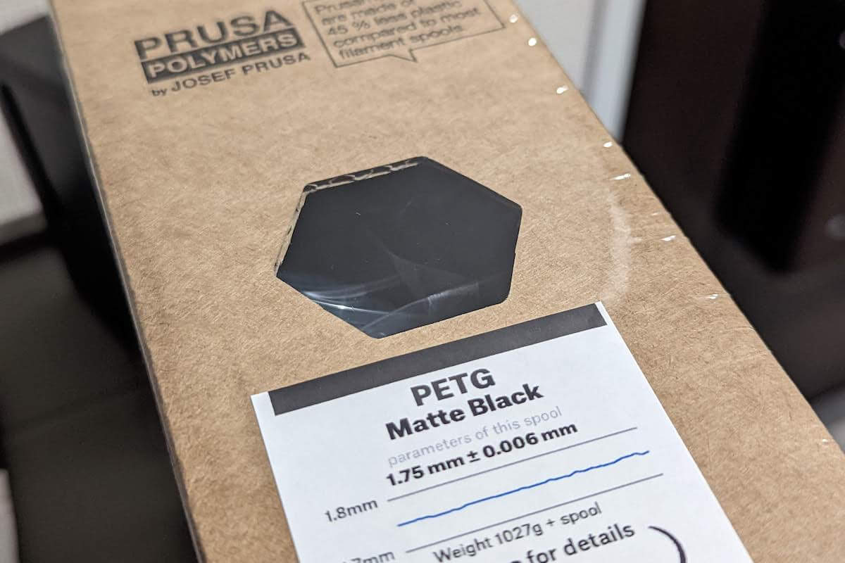 Prusament PETG Matte Blackフィラメント レビュー – ゆるぷ